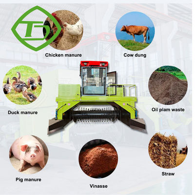 Crawler Compost Making Machine Recycle Equipment For Composting Machine